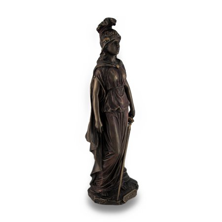 Cardinal Virtue Fortitude Bronze Finished Statue Hand Painted Accents ...