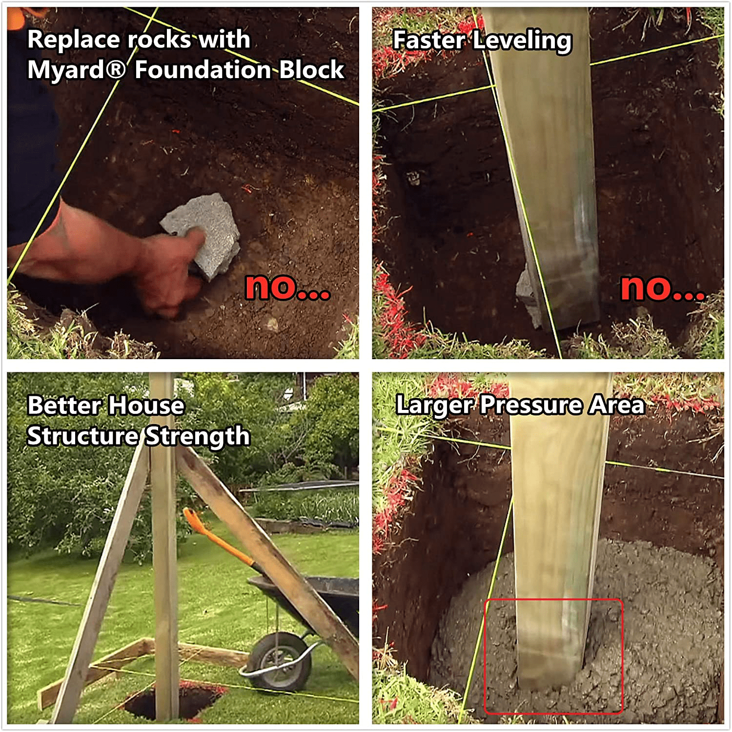 Buy Myard PNP116060 6X6 (Actual 5.5X5.5) Inches Post Base Cover Skirt ...