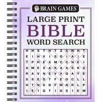Brain Games Large Print Bible Word Search, 192 pages - Walmart.com