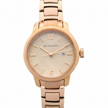 Burberry Women White Dial Gold-tone Ladies Watch 34 mm BU9103 - Walmart.com