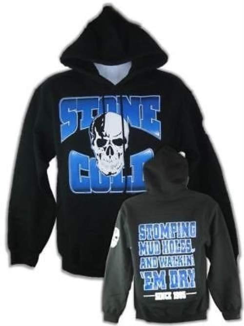 Stone Cold Steve Austin Stomping Mudholes Pullover Hoody Sweatshirt New ...