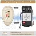 Universal Ceiling Fan Remote Control Kit for Harbor Breeze, 3-Speed ...