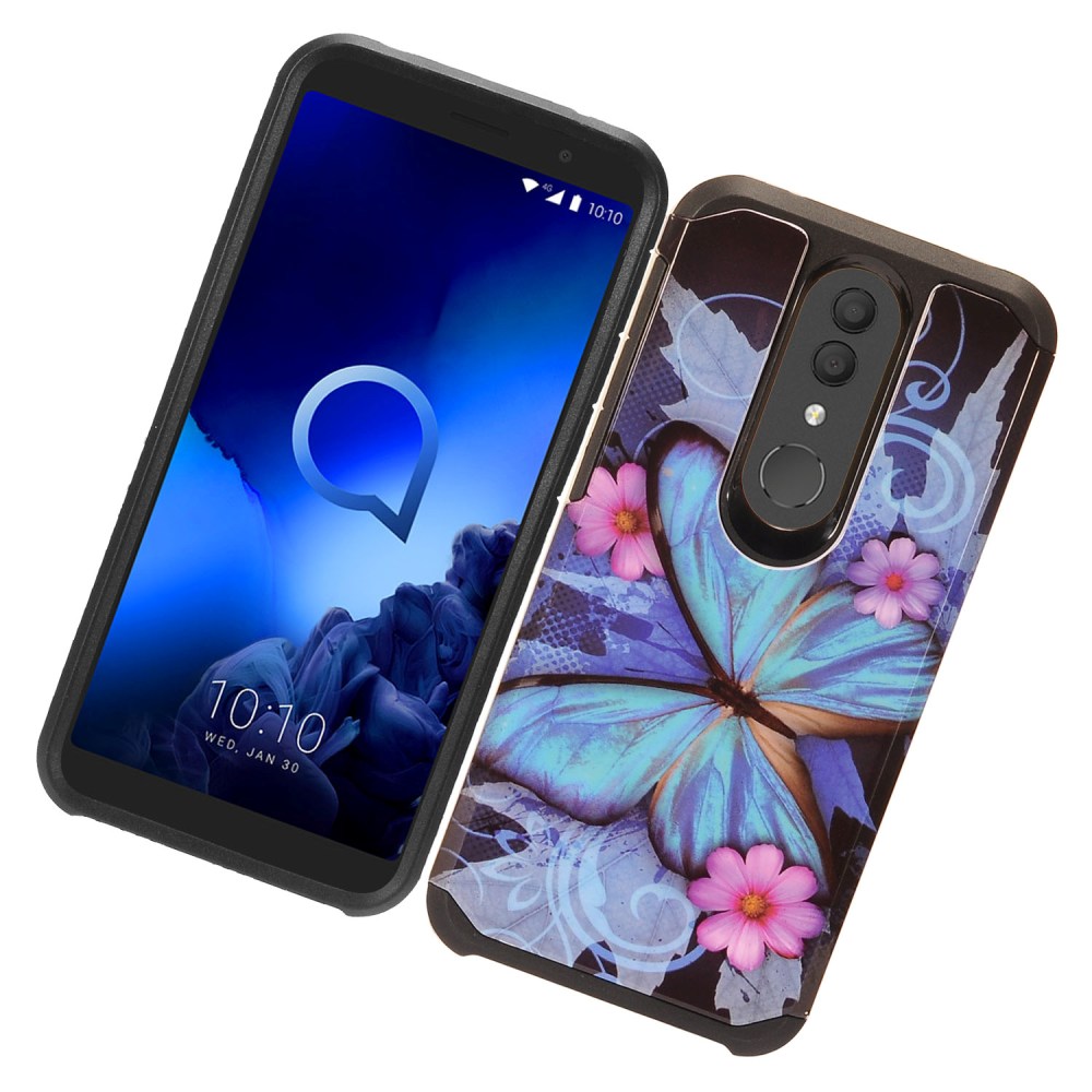 Alcatel Onyx Phone Case Slim Fit Unique two Layer Soft Silicone Gel ...
