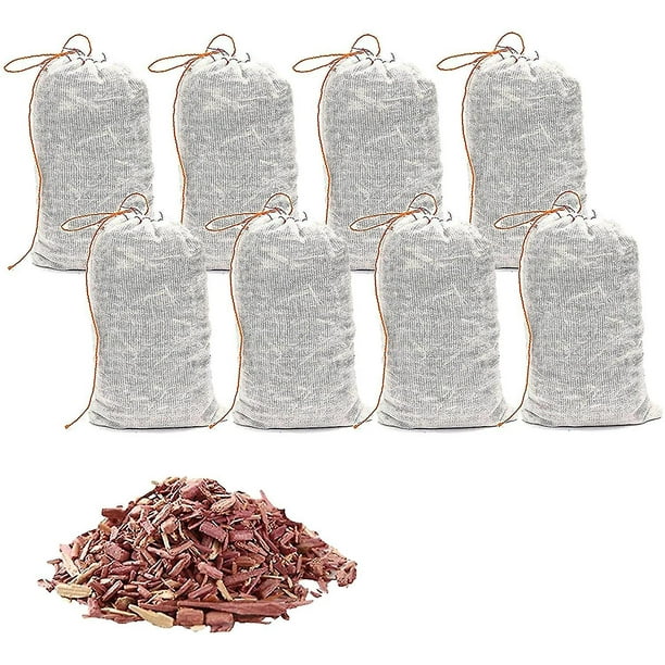 8 Pack Cedar Sachets Bags, Cedar Chips For Closets And Drawers, Cedar ...