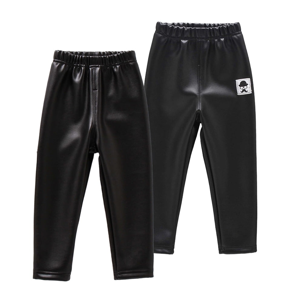 Click here for Esaierr 2-8y Baby Girls Leather Pants Thin Velvet... prices