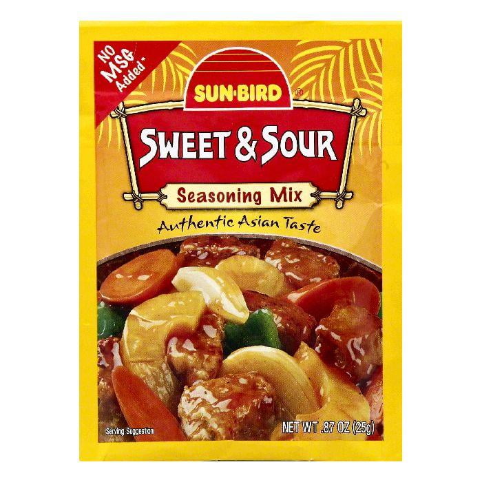 Sun Bird Sweet & Sour Seasoning Mix, 0.87 OZ (Pack of 24) - Walmart.com