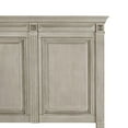 Roundhill Furniture Renova Distressed Parchment Wood Panel Bed, King ...