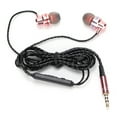 BIMZUC 3.5mm Wired Earbuds with Microphone Metal Heavy Bass In-Ear ...