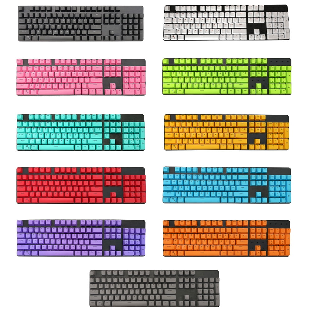 Buy 104Pcs/Set PBT Universal Backlit Key Cap Keycaps for Cherry ...