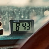 perfk Mini Car Clock, Electronic Digital Clock, Auto Dashboard Time ...
