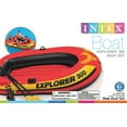Intex Explorer 300 Inflatable 3 Person Boat with Air Pump, Oars for ...