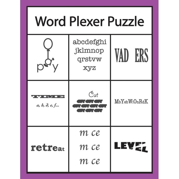 Word Plexer Puzzle : Rebus Puzzles Word or Phrase Fun and Challenge ...