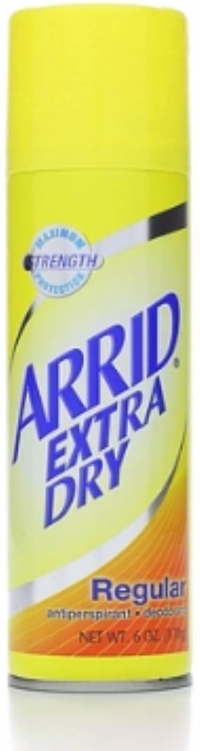 ARRID Extra Dry Anti-Perspirant Deodorant Spray Regular 6 oz (Pack of 6 ...