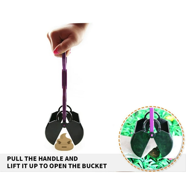 Long Handle Waste Poop Pick-Up Pick-Up Tool Pet Clip Scooper Tool for ...