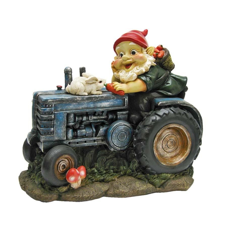 Garden On Tractor Gnome Statue - Walmart.com