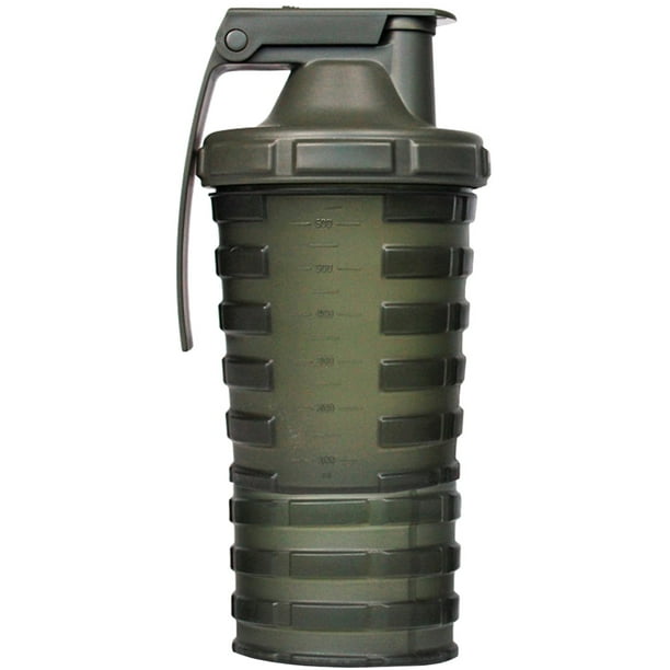 Grenade 20 oz. Shaker Blender Mixer Bottle with 600ml Protein Cup ...
