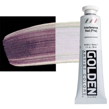 Golden Heavy Body Artist Acrylics - Interference Blue (Fine), 2 oz Tube ...