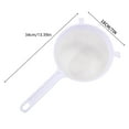 Handheld Fine Mesh Flour Sieve Plastic Strainer Filter for Baking ...