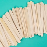 Hello Hobby Small Craft Sticks with Resealable Bag, 50-Pack, Boys and ...