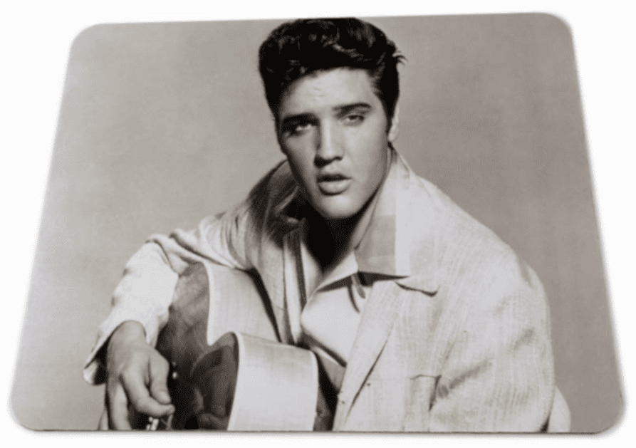 The Beginning King of Rock n Roll Elvis Presley Mouse Pad Acoustic ...