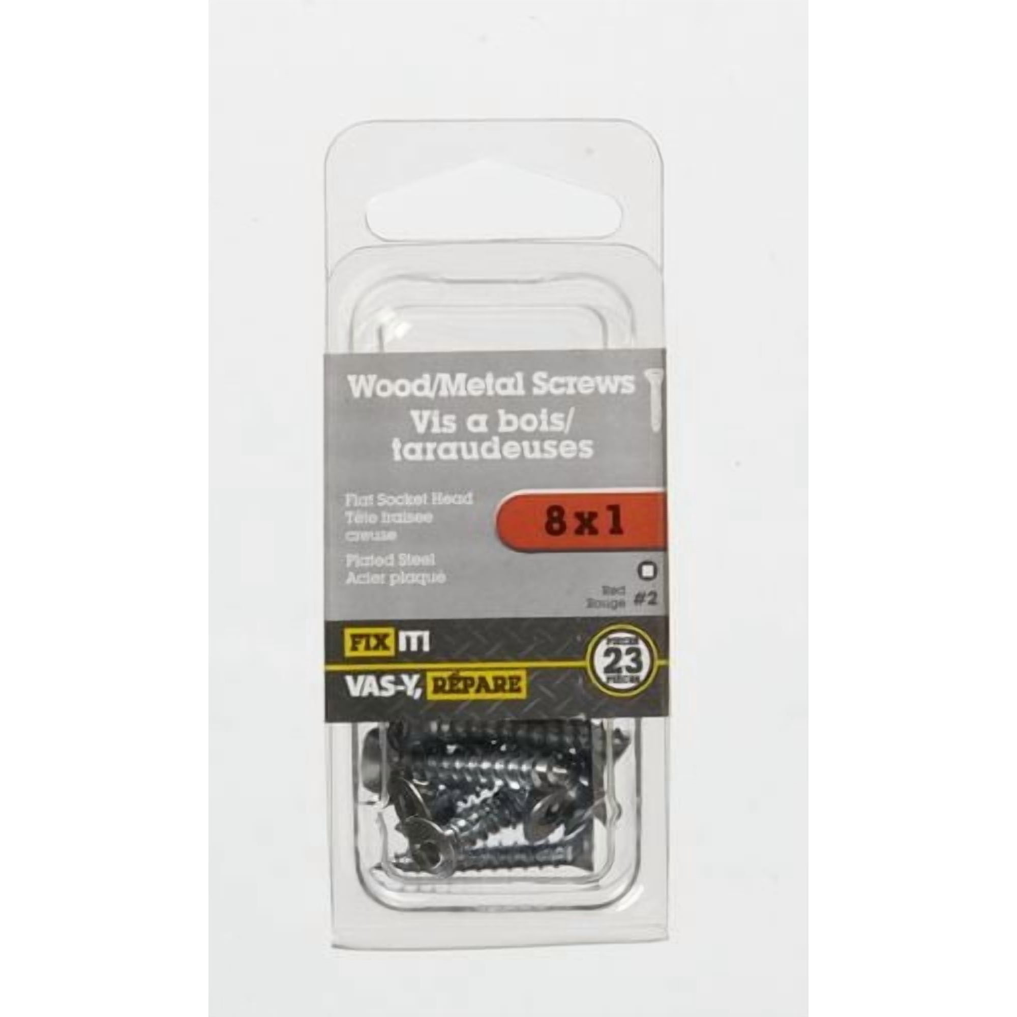 Click here for Fix It! 8x1 Flt Head Socket Steel Wood Screw Plate... prices