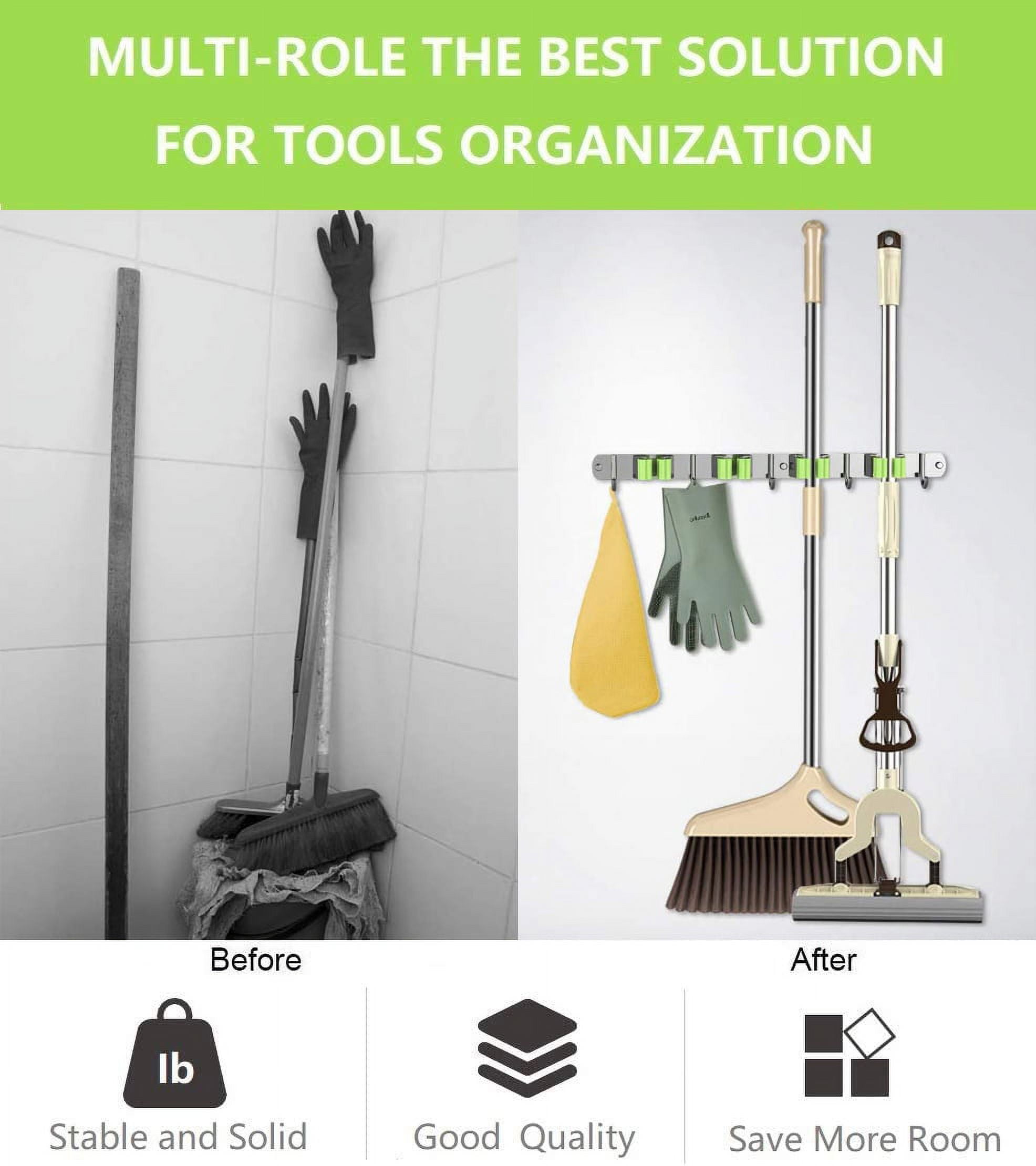 Mop and Broom Holder Wall Mounted/Broom and Mop Philippines | Ubuy