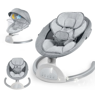 Monbebe 5-Mode Baby Swing with Bluetooth, Castle Point - Walmart.com