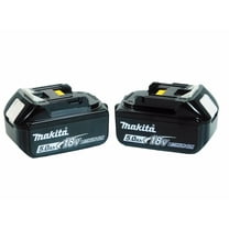 Makita BL1850B-2 18V 5.0Ah Fast-Charging LXT Lithium-Ion Battery 2-Pack, Compatible with Star ...