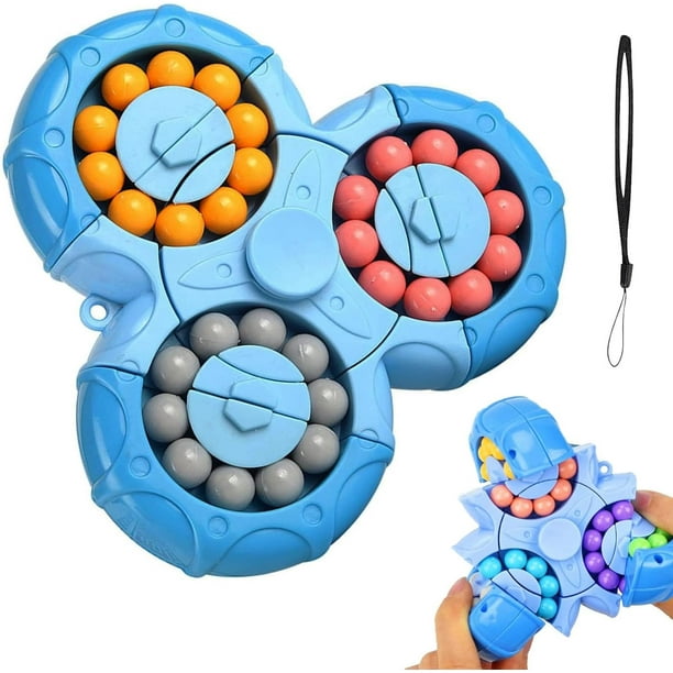 Fidget Spinner Magic Cube, Decompression Toys Fingertip Magic Cube, Rotating Magic Bean Cube ...