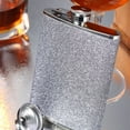 iMucci Stainless Steel Colorful Glitter Hip Flask for Liquor with ...