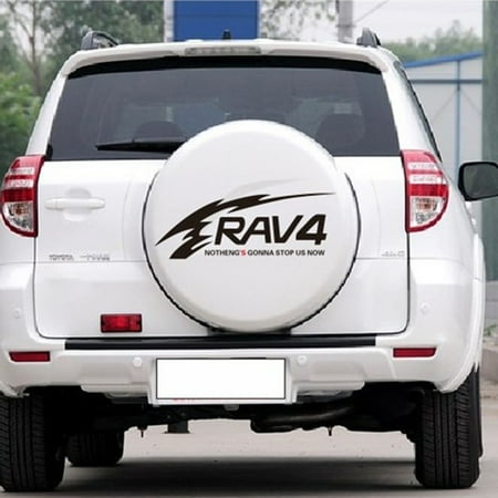 NEW Toyota RAV4 car stickers reflective car stickers RAV4 spare tire ...