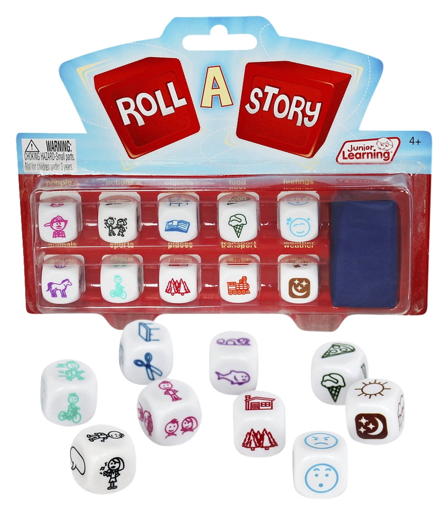 Junior Learning® Roll A Story Dice Game - Walmart.com