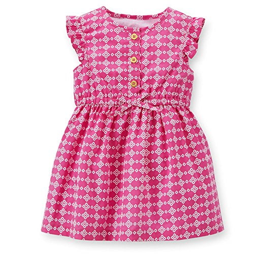 Click here for Carters Baby Girls Geo Print Dress  Purple  6 Mont... prices