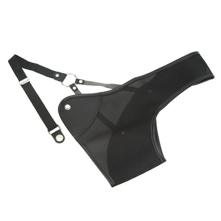 Archery Chest Guard Black PET And Cowhide Hunting Chest Protector For ...