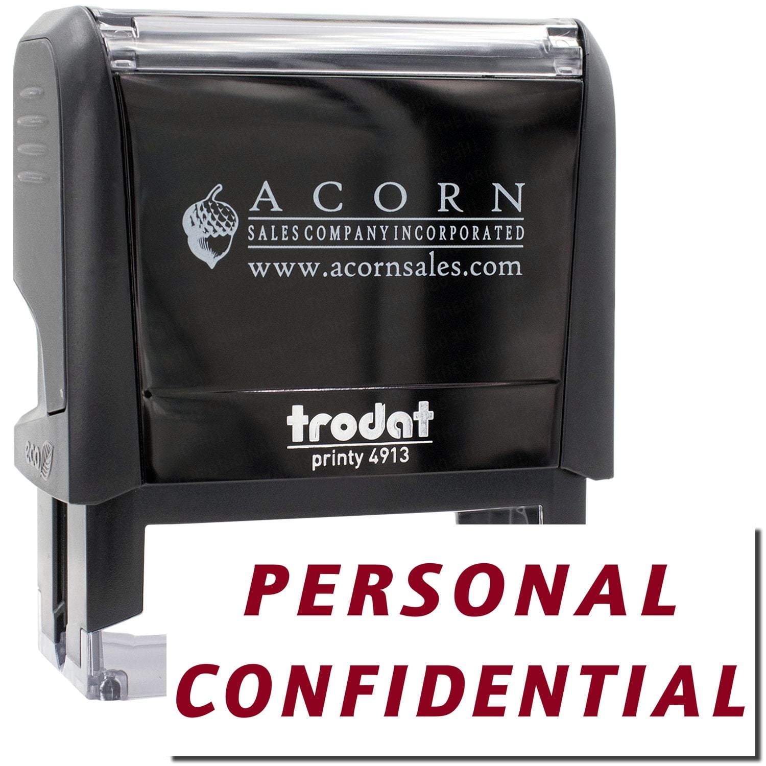 Large Self-Inking Italic Personal Confidential Stamp, Trodat Printy ...