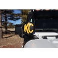 Kc Hilites Light Covers 6in Round Black w/Yellow Soft - Walmart.com
