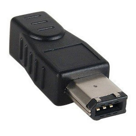 6-pin (M) to 4-pin (F) IEEE 1394 FireWire Adapter - Walmart.com