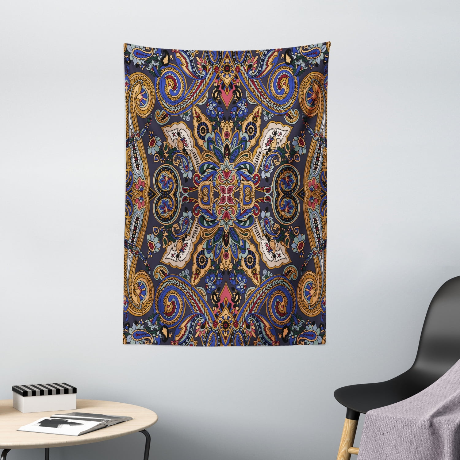 Paisley Tapestry, Historical Moroccan Florets with Slavic Effects ...