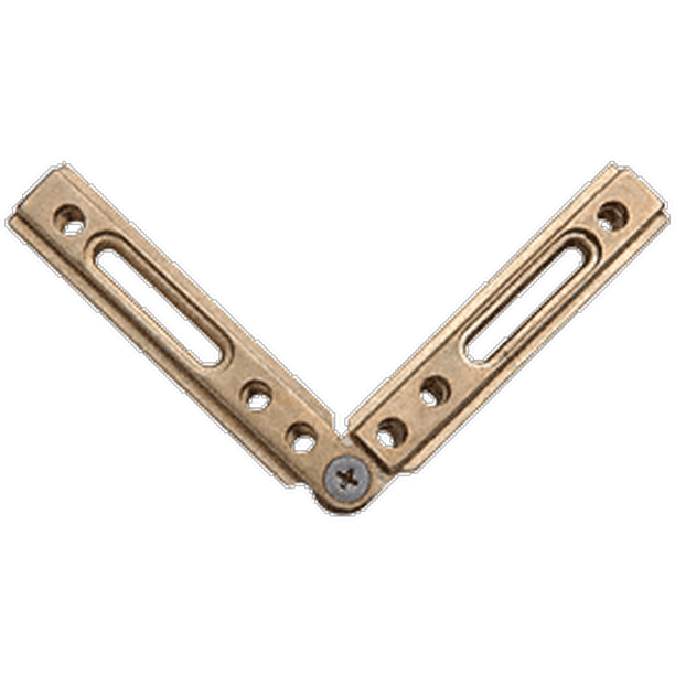 CRL BHC373 Brass Adjustable Corner for the Deluxe Header Kit - Walmart.com