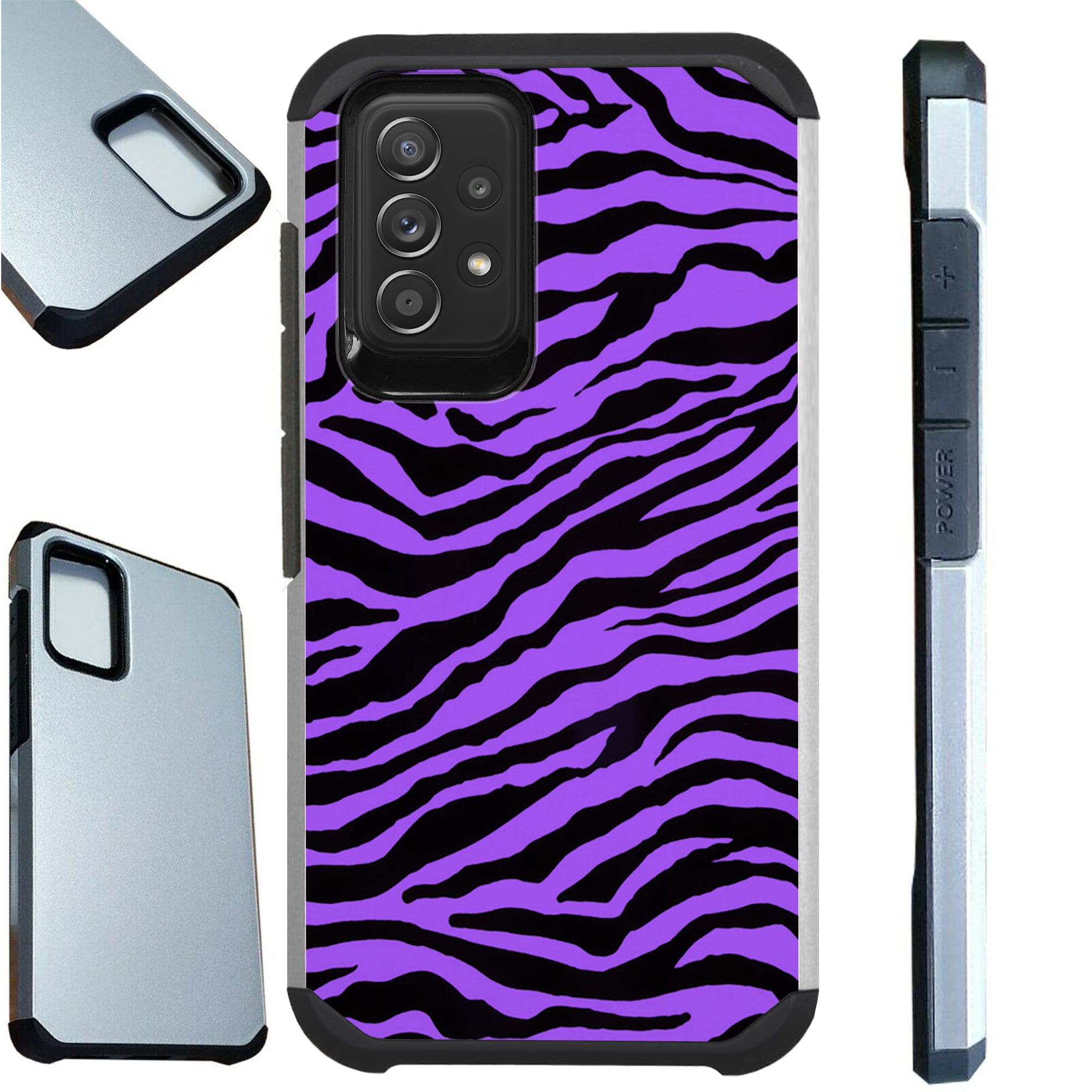 Compatible with Samsung Galaxy A52 Hybrid Fusion Guard Phone Case Cover ...