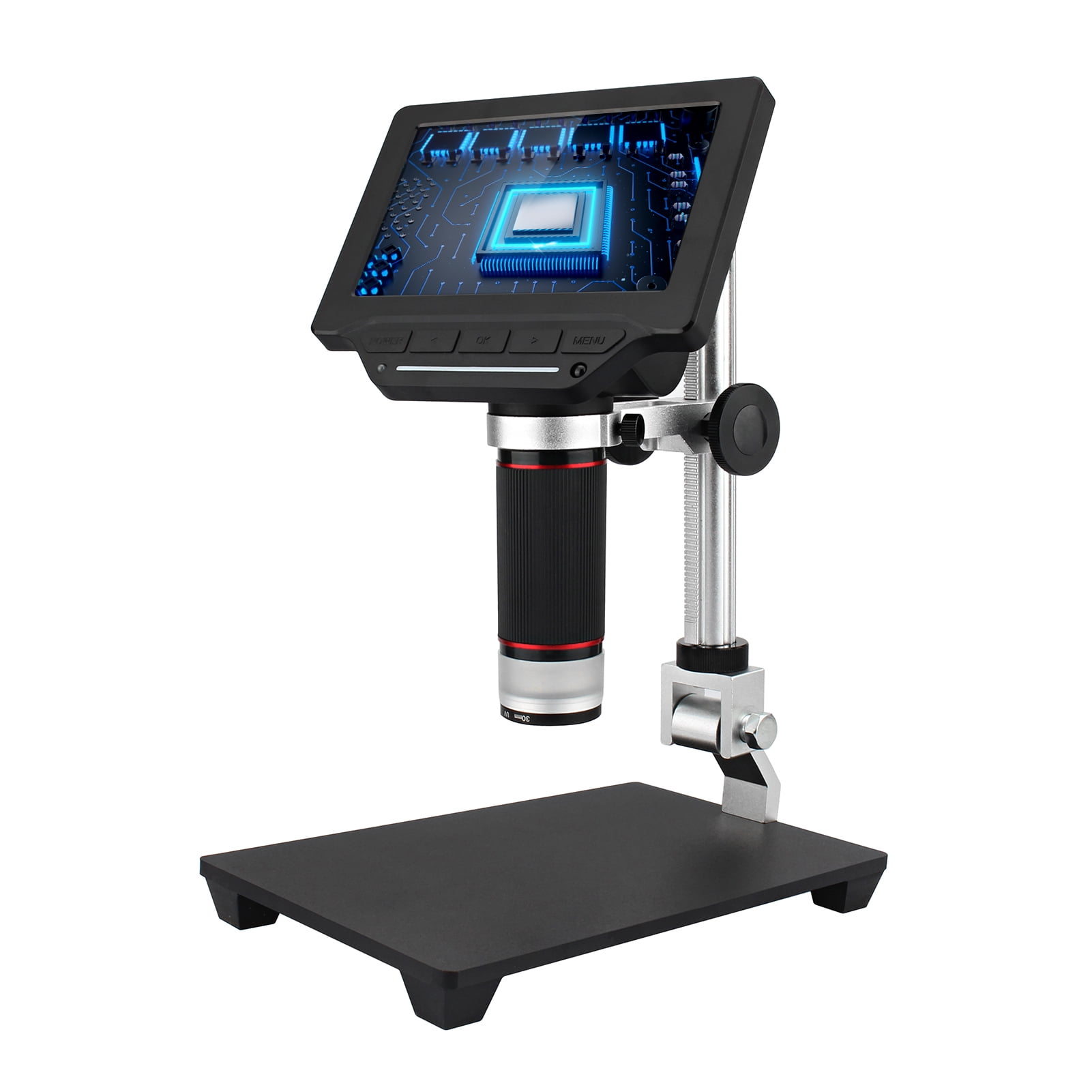 Microscopio digital de 5 pulgadas con pantalla a color, ajuste de ...