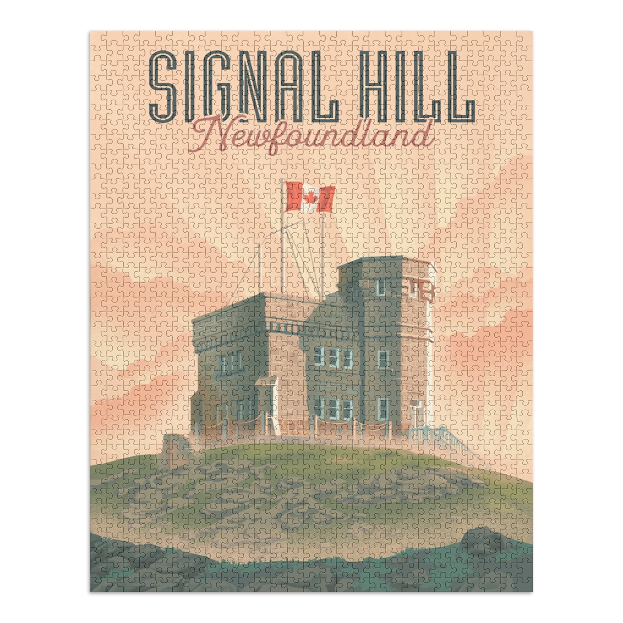 Newfoundland, Canada, Cabot Tower, Signal Hill, Litho (1000 Piece ...