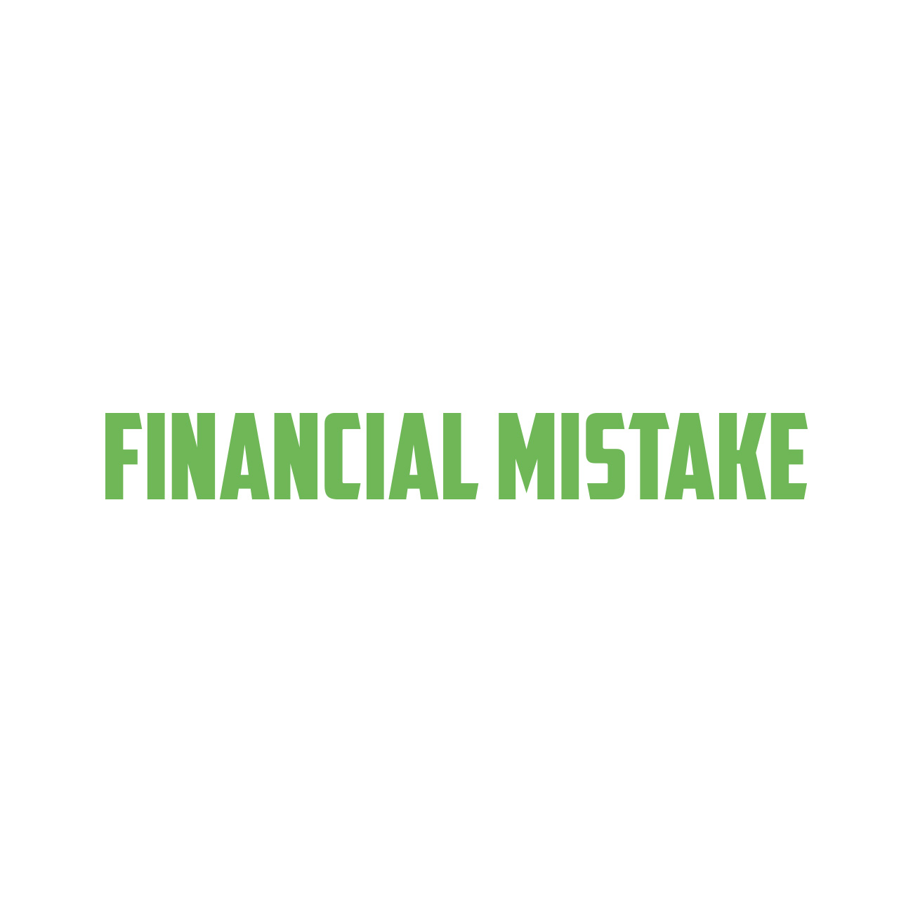 Financial Mistake Sticker Decal Die Cut - Self Adhesive Vinyl ...