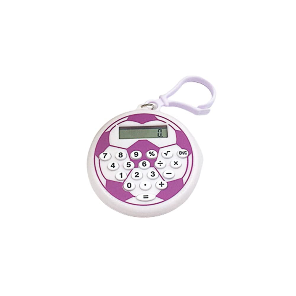 Calculadora portátil mini de color morado, calculadora básica de ...
