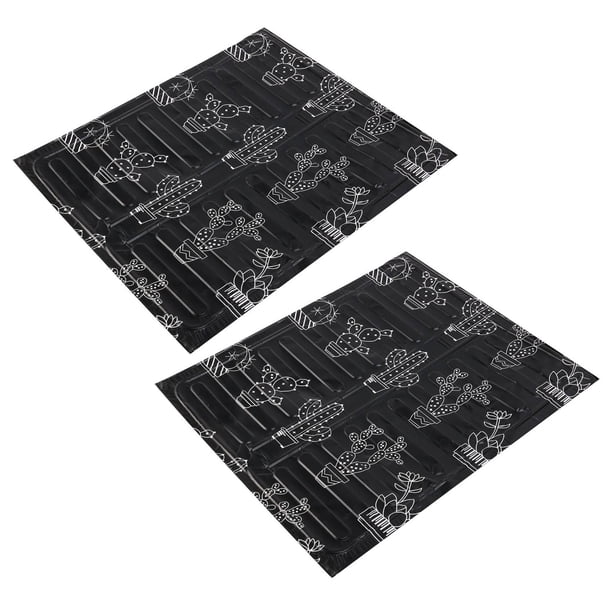 2Pcs Kitchen Grease Aluminum Foil Insulation Block Oil Splash Board ...