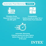 Intex 3000 GPH Pool Sand Filter Pump with Timer and Automatic Skimmer ...