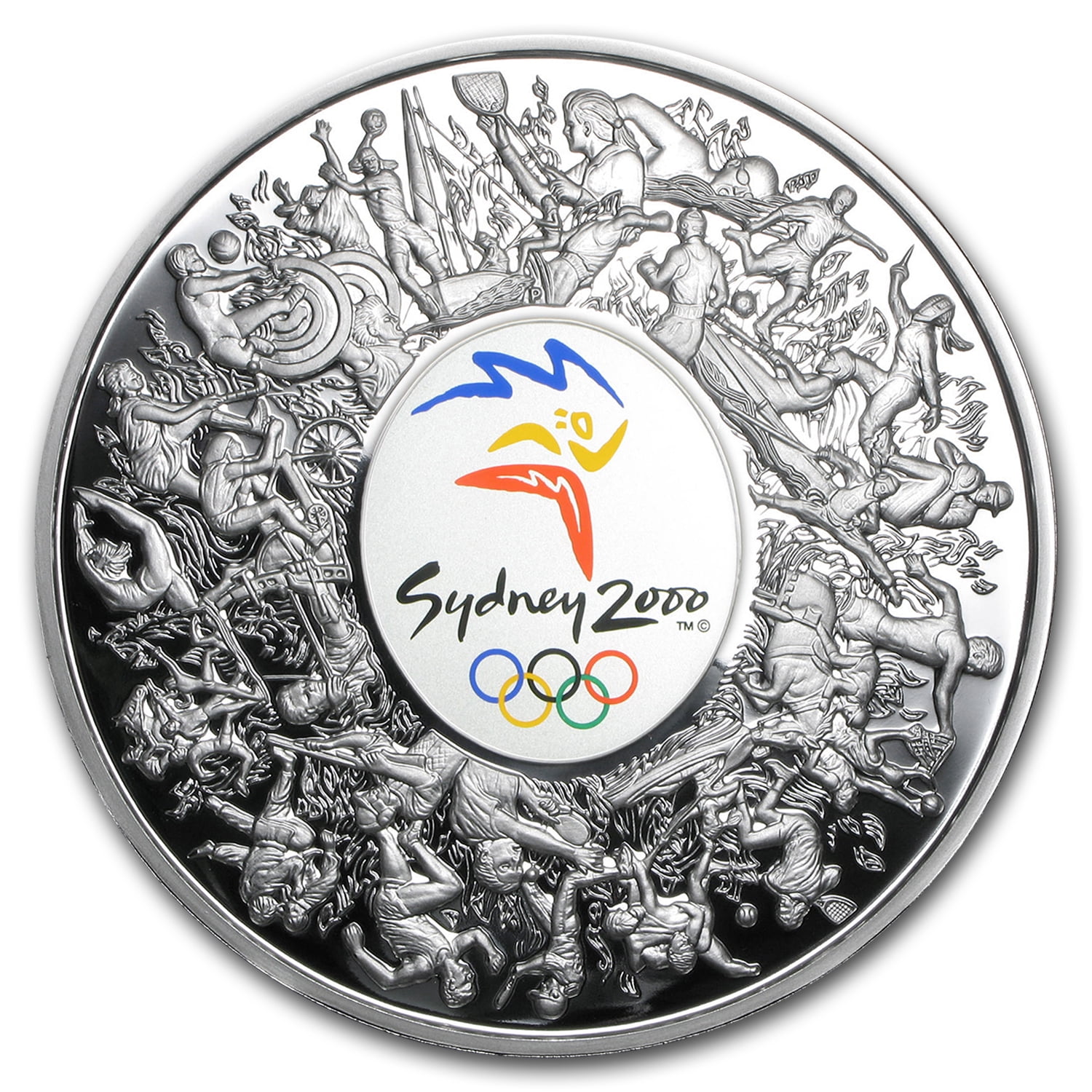 2000 1 kilo Silver Sydney Olympics (Olympic Masterpiece) - Walmart.com
