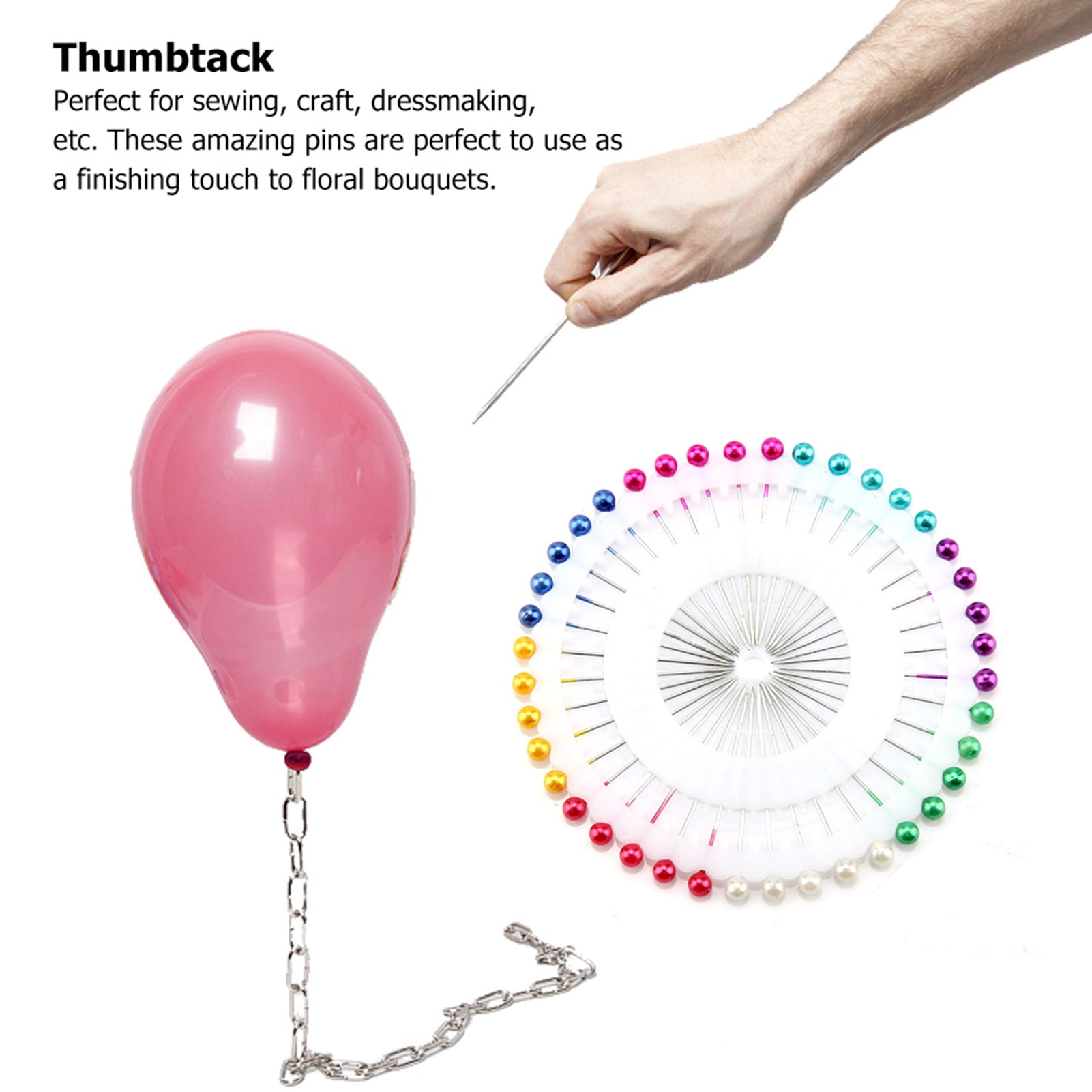 Click here for Estink 480pcs Dressmaker Pins Straight Pins Sewing... prices