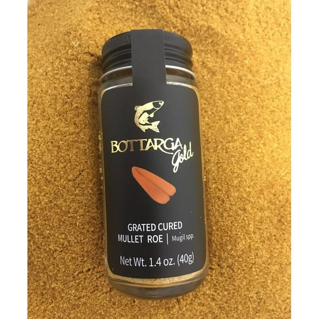 Bottarga Gold Grated Dried Mullet Roe - 1.4 Oz Glass Jar - Walmart.com