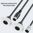 DIN 8Pin Cable DIN 8Pin Female to Male Adapter Wall Panel for Stable ...
